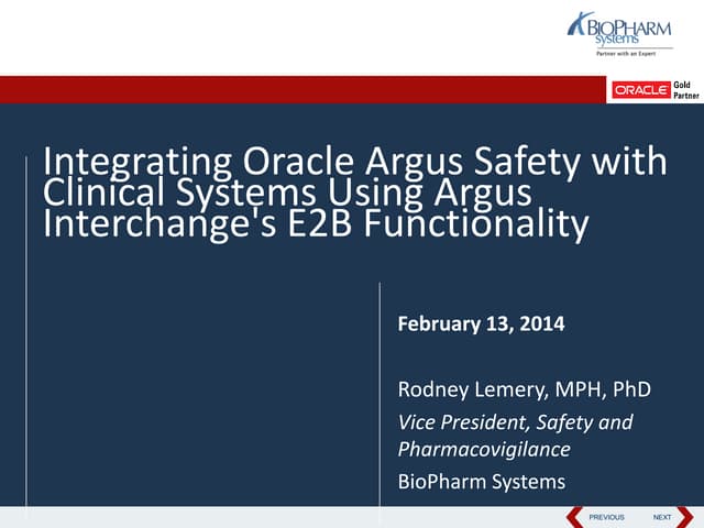 Safety and Pharmacovigilance System: Oracle Argus Safety Suite | PDF