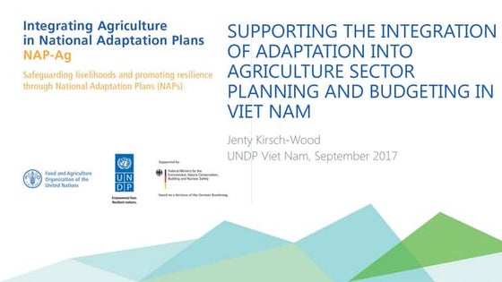 Integrating climate change risks into planning and budgeting in ... Integrating climate change risks into planning and budgeting in ...
