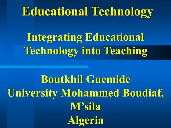 Technology in Early Childhood Education | PPT