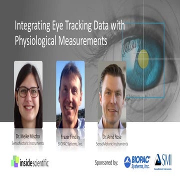 Integrating Eye Tracking Data with Physiological Measurements | PDF