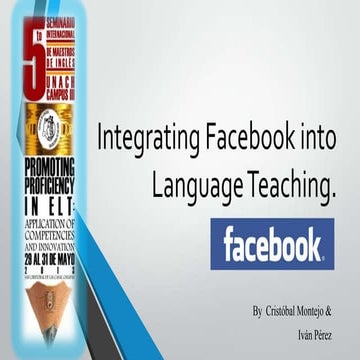 Integrating facebook into language teaching | PPTX | Social Networking ...