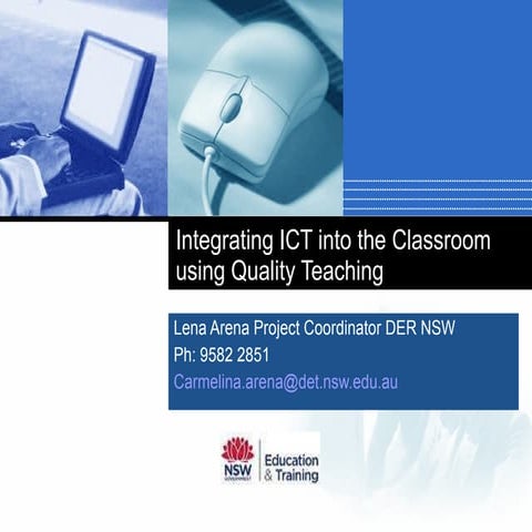 Integrating ict into the classroom with qt | PPT