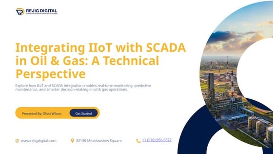 The Role of SCADA System Integration in Modern Manufacturing | PPTX