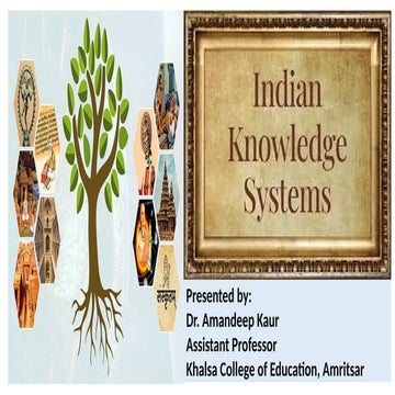 Integrating Indian Knowledge system .pptx