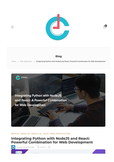 Integrating Python With Nodejs And React Powerful Combination For Web