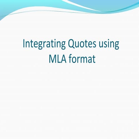 Integrating quotes for website | PPT
