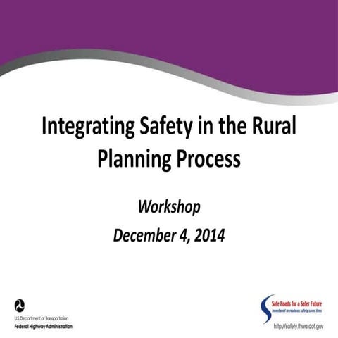 Integrating Safety in the Rural Planning Process | PPTX