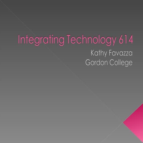 Integrating technology 614 | PPT