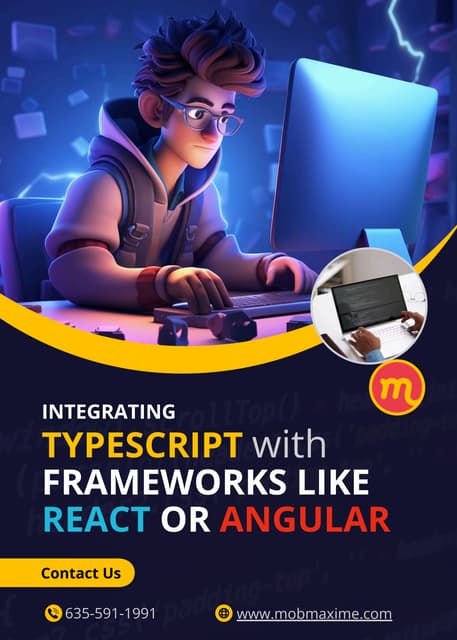 Integrating Typescript With Popular Frameworks Like React Or Angular