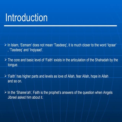 Increasing and Decreasing the Faith | PPT