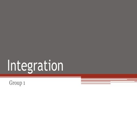 Application of integration | PPTX