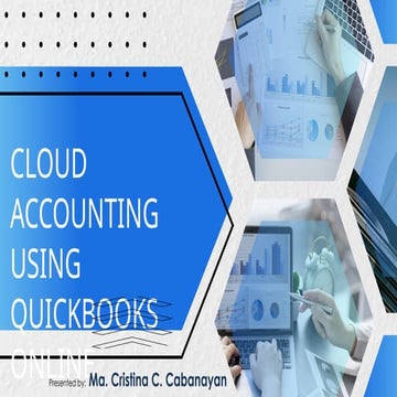 Cloud accounting using quickbooks online | PPTX