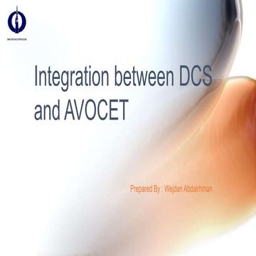 Integration between DCS and AVOCET | PPTX