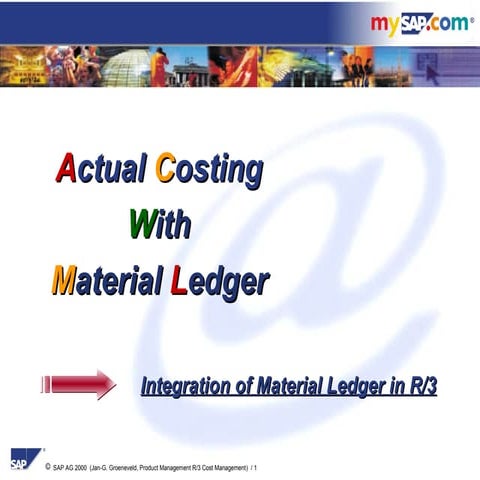 Integration of SAP ECC Material Ledger.ppt