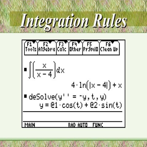 Integral Rules | PPT