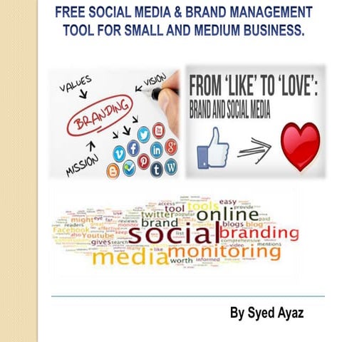 Social Media With Brand Management- Integration For Small Business | PPTX
