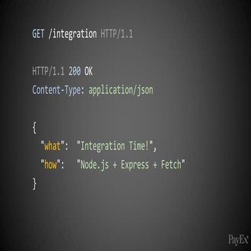 PayEx Demo – Integration time | PPTX | Web Development | Internet