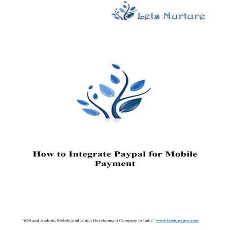 Paypal Integration For Android Application By LetsNurture | PDF