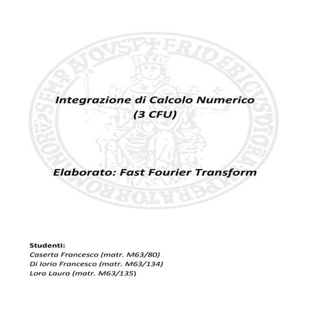 Integrazione calcolo numerico d'alessio | PDF