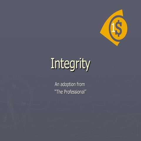Quotes about Professional Integrity | PPSX