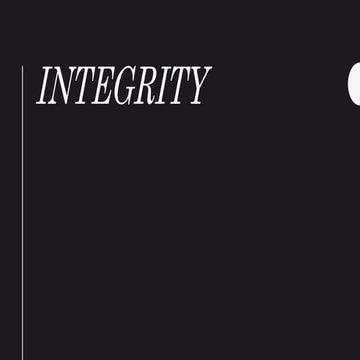 Integrity | PPT