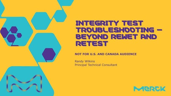 66 membrane filter integrity test | PPTX