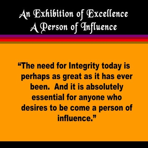 Integrity | PPTX