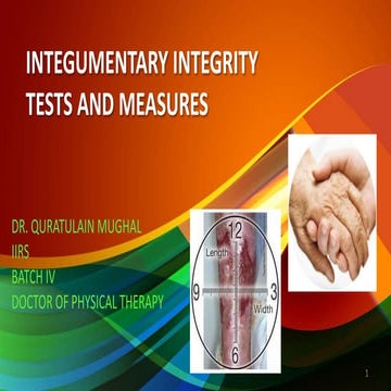 Integumentary integrity tests and measures | PPTX