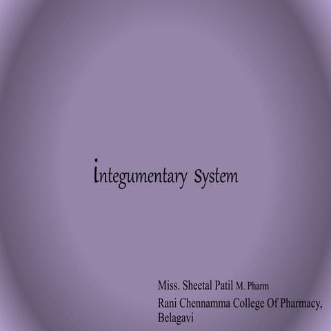 Integumentary System.pptx