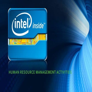 Intel HR Activities | PPTX