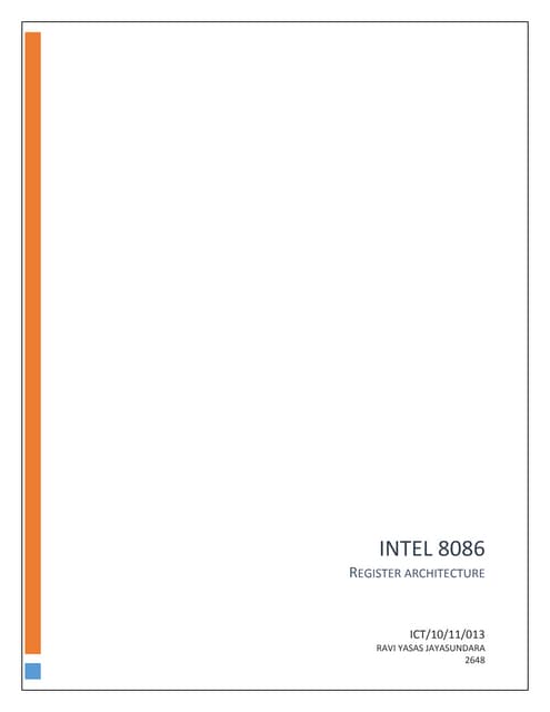 X86 Architecture | PPT