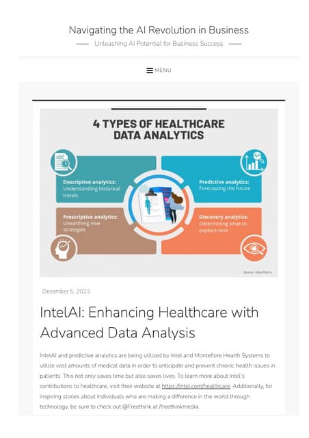 Technology Innovations that are Transforming the Healthcare Ecosystem | PDF