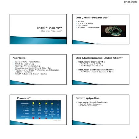 Intel core i3, i5, i7 , core2 duo and atom processors | PDF