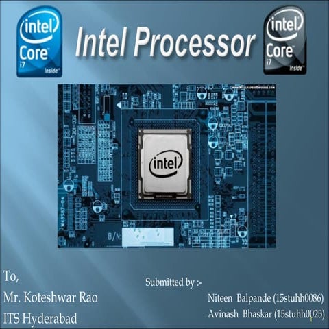 Intel Processor core i7 | PPT | Desktops | Computing
