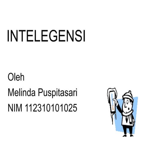 Intelegensi ppt | PPT