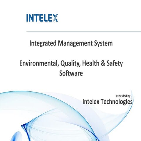 Intelex Overview | PPT
