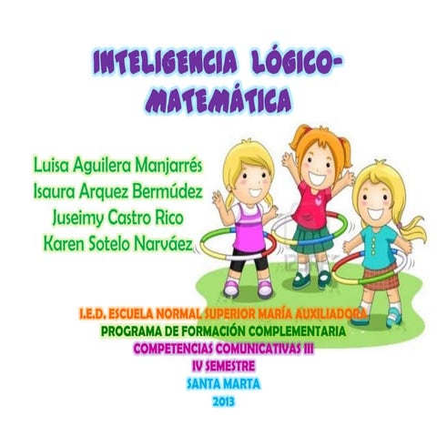 Inteligencia lógico matemática | PPTX