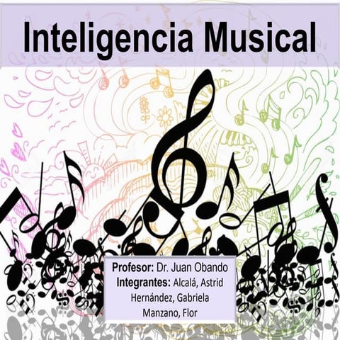 Inteligencia musical | PPTX