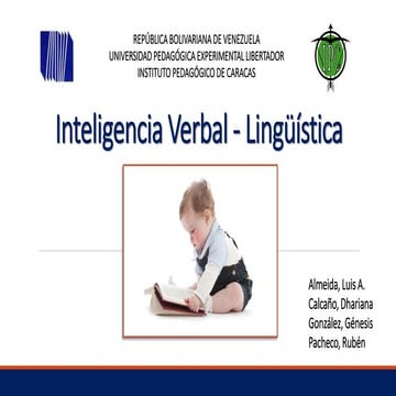 Inteligencia Verbal-Lingüística | PPTX