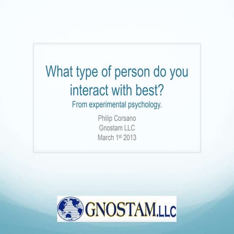Intellectual emotional mix of different people | PPTX