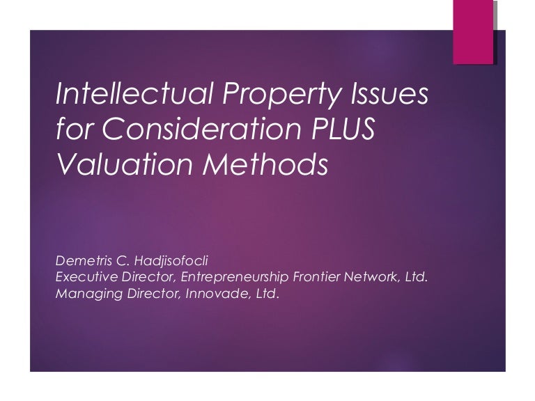 Intellectual Property Issues for Consideration When Having a New Idea