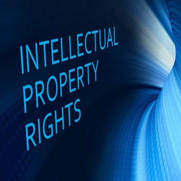 Intellectual property rights | PPT