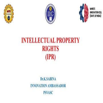 INTELLECTUAL PROPERTY RIGHTS.pptx
