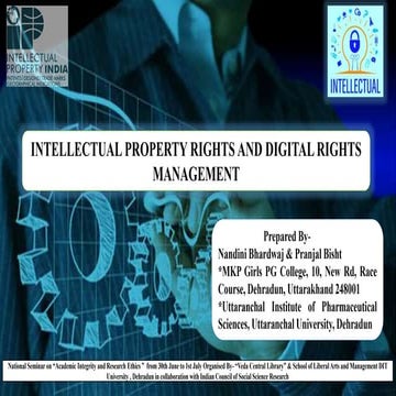 Intellectual Property Rights (IPR) and Data Right Management ...