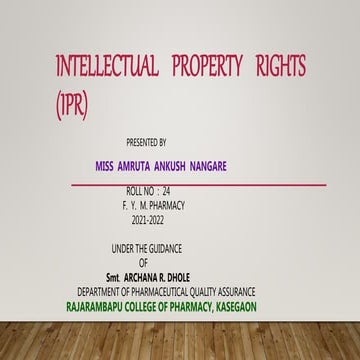 Intellectual property rights and patent licensing.pptx