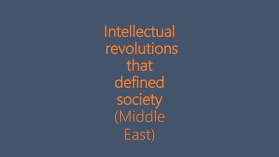 Intellectual revolution in asian (carol | PPT