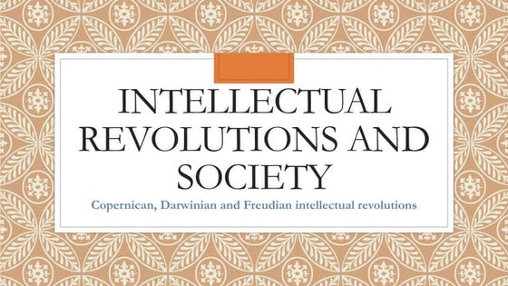 Intellectual Revolution (STS) | PPT