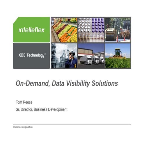 Thomas Reese, Sr. Director, Business Development, Intelleflex Corp. | PDF