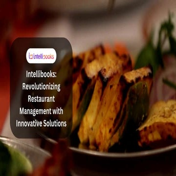 Intellibooks Revolutionizing Restaurant Management with Innovative ...