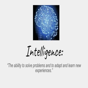 Intelligence | PDF